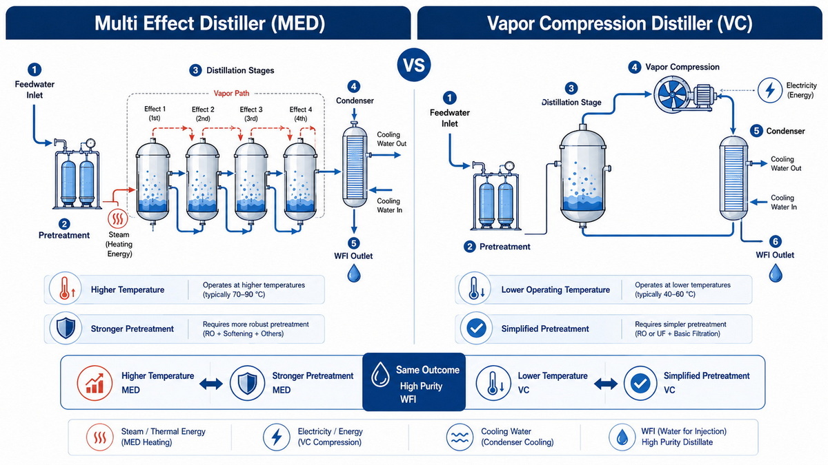 Multi-Effect Distiller Vs Vapor Compression: Handling Fluctuating ...